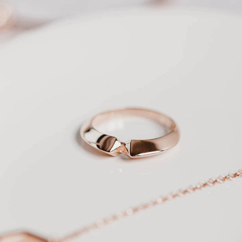 Deca Ring Rose Gold – Matthew Calvin